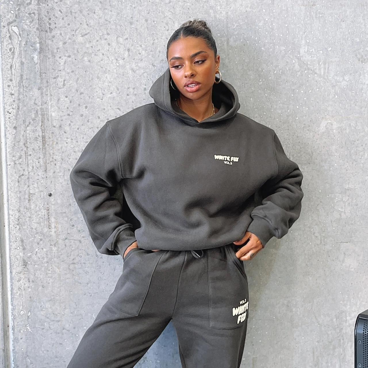 White fox vol 3 charcoal grey hoodie. Pretty well... - Depop