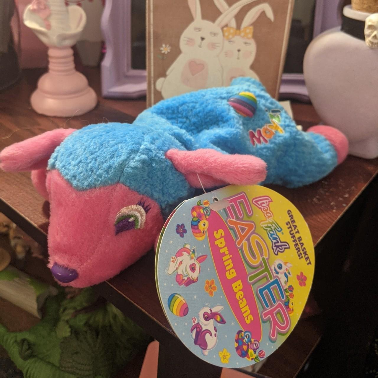 Vintage 1998 Lisa Frank beanie bean bag plush!... - Depop