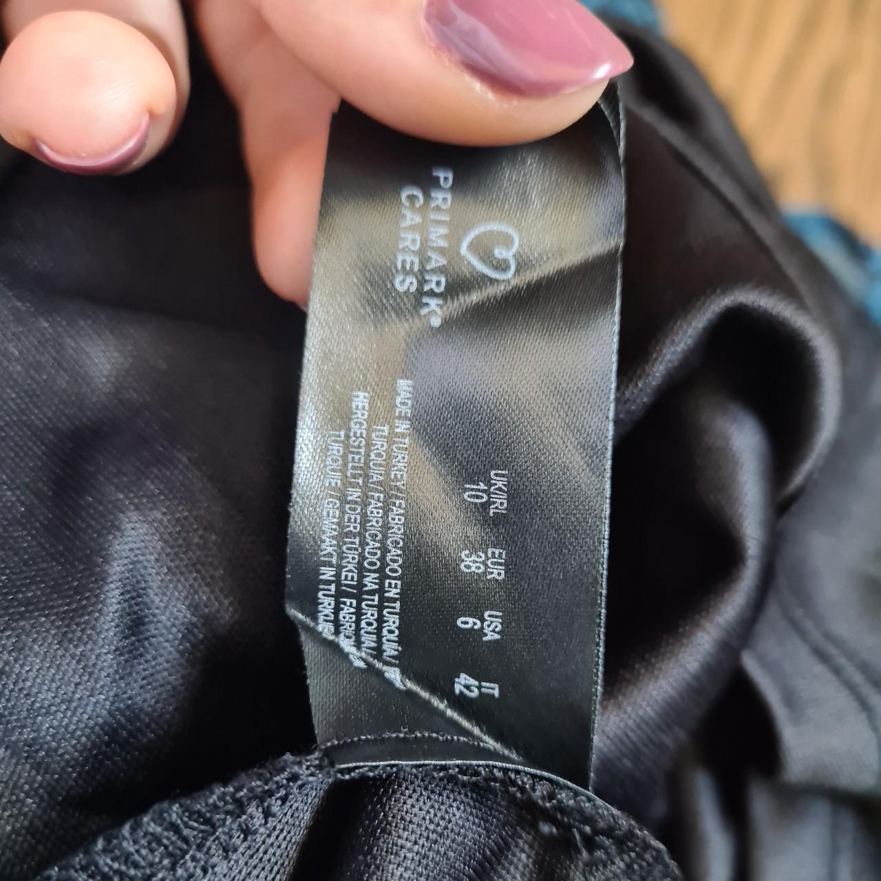 Primark Size 10 Blue Floral Mesh Dress Worn once... - Depop