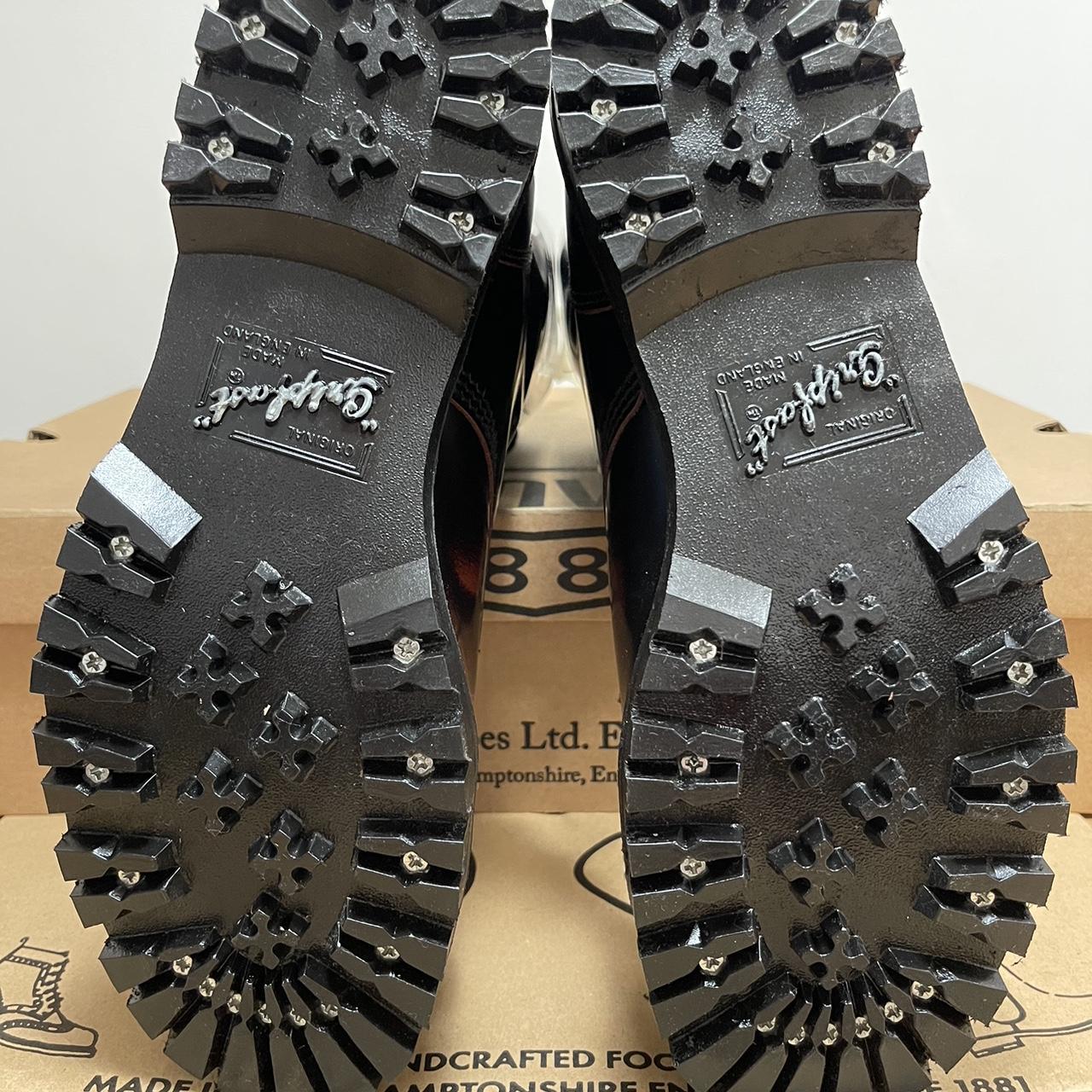 Gripfast NPS Burgundy Hi-Shine Steel Toe 14 Eye... - Depop