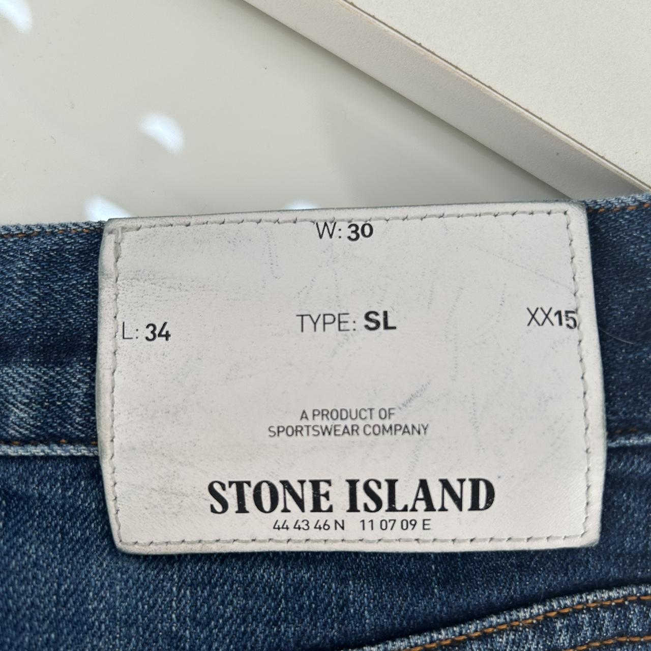 Stone Island jeans (W30 L34) with a minor defect - Depop