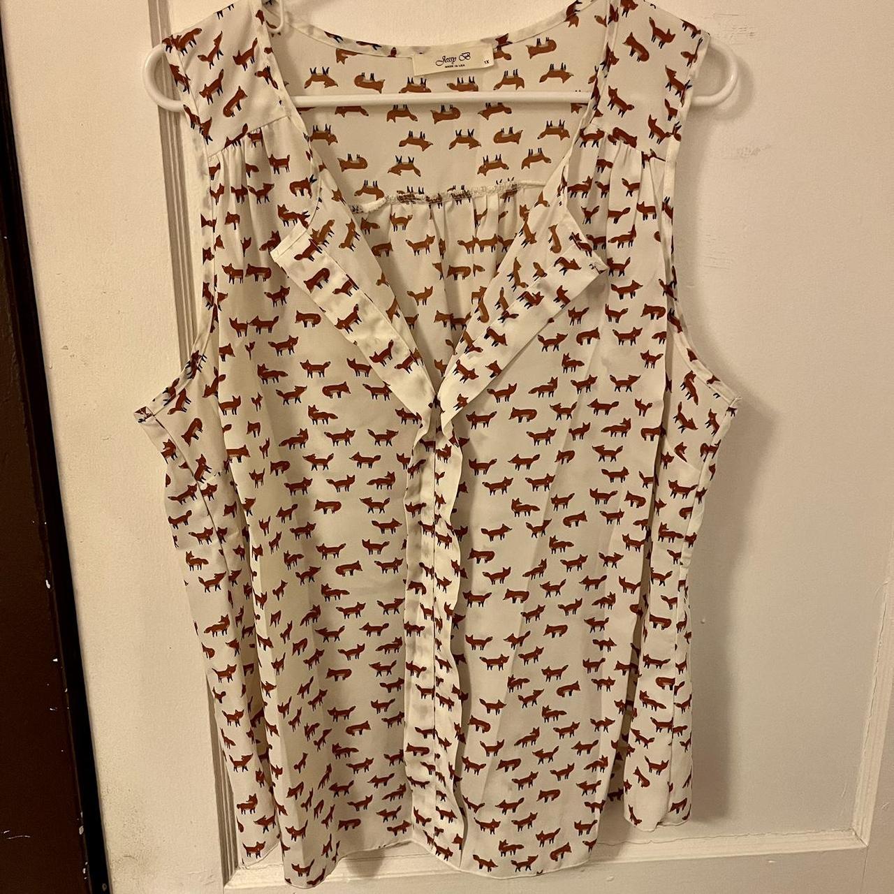 ModCloth Women's multi Blouse | Depop
