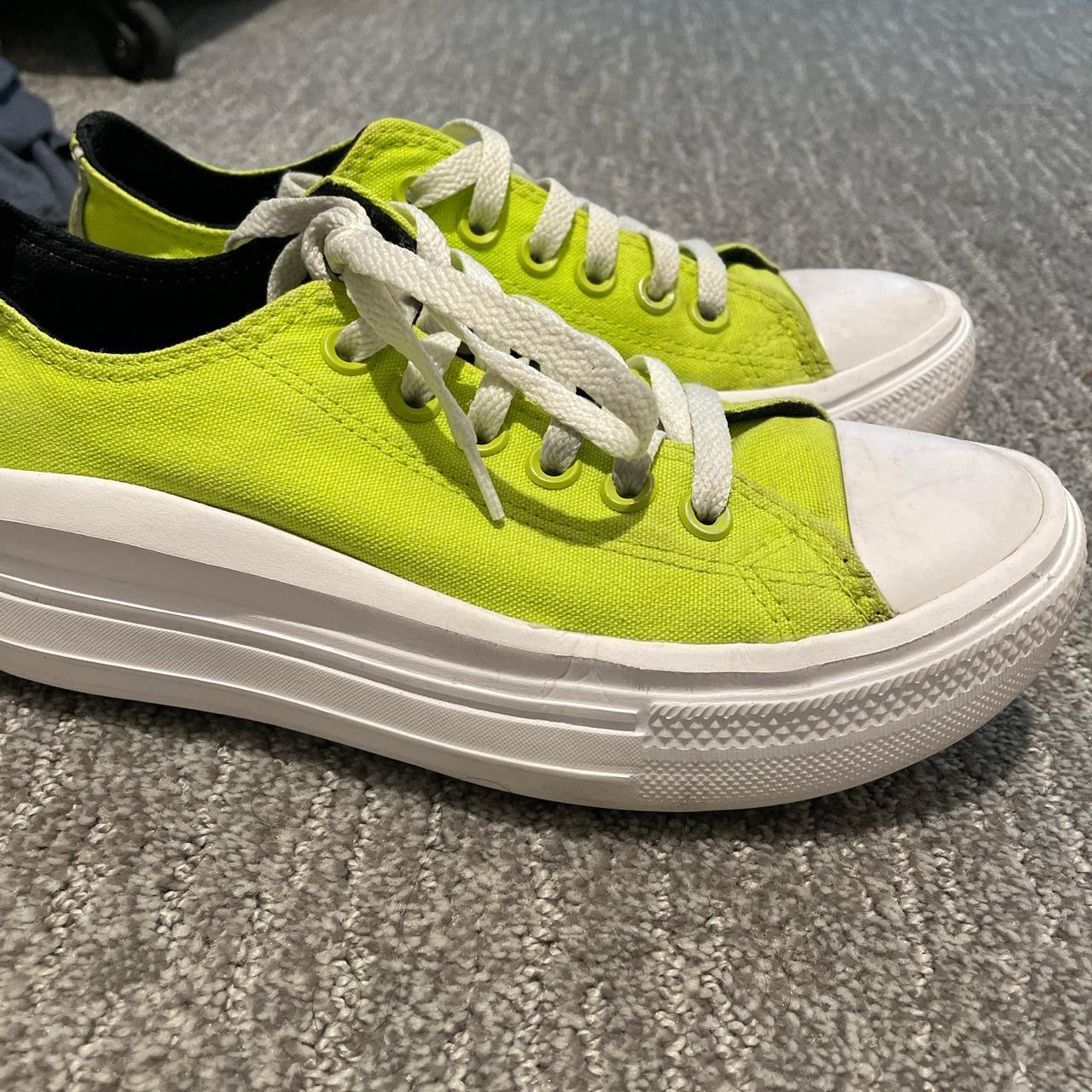 Platform low rise converse - worn twice but in... - Depop