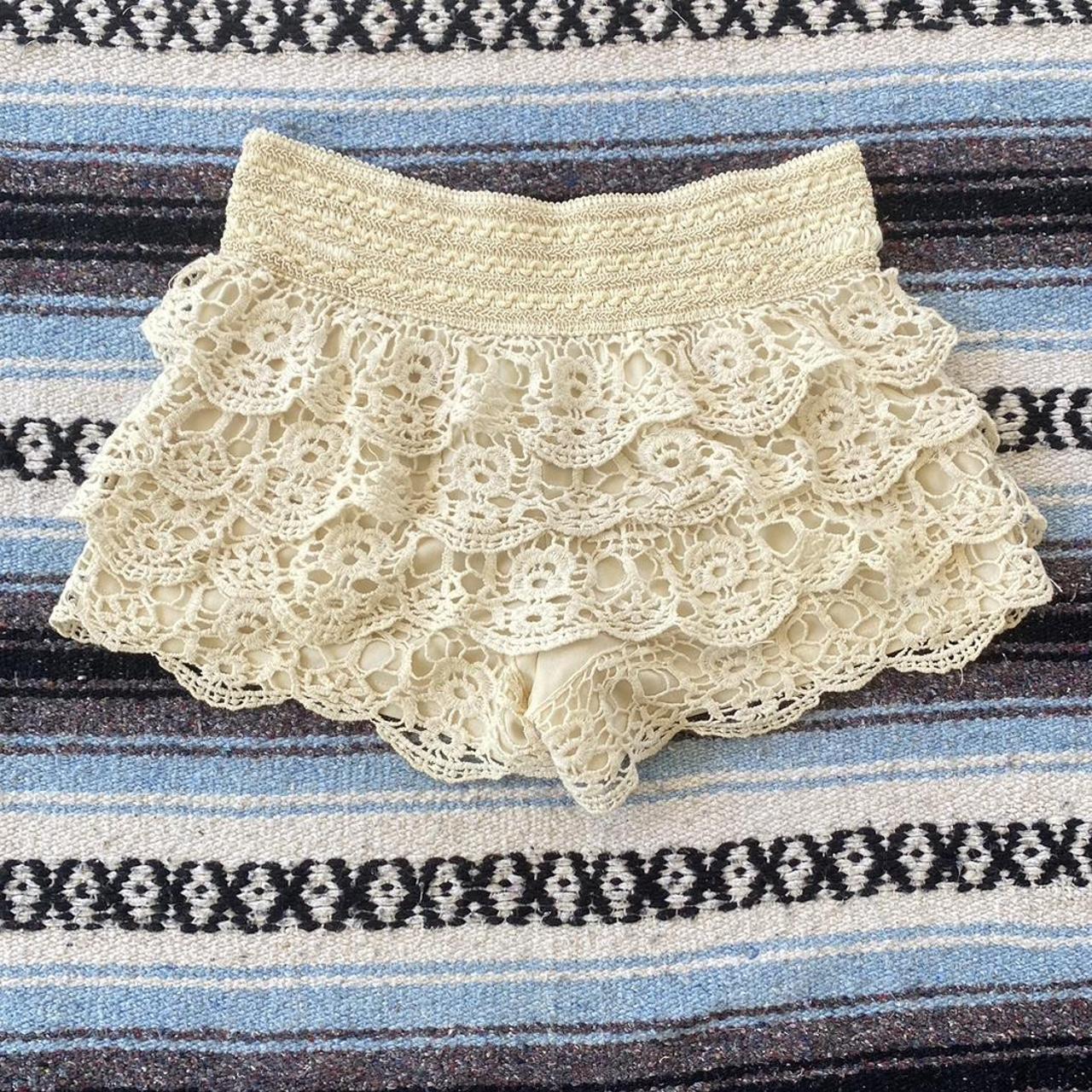 these adorable little frilly shorts 🥥 *small little... - Depop