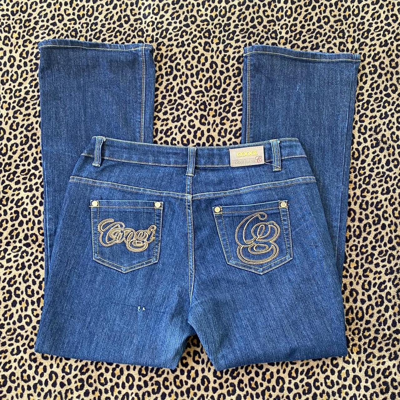 gorgeous pair of gold detailed coogi jeans 🫐 *a... - Depop