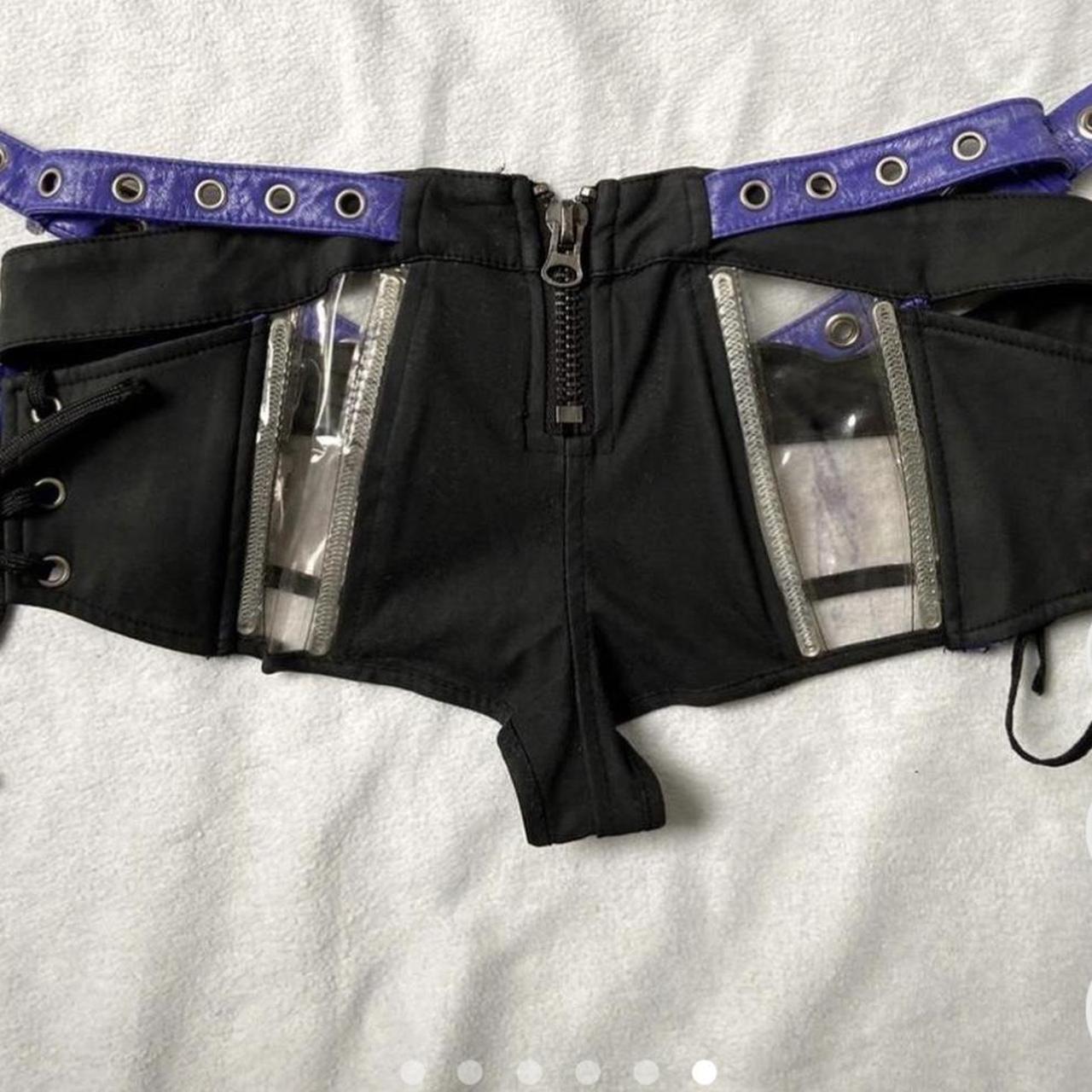 Lip Service BIO THREAT rare shorts size Small TRADE... - Depop