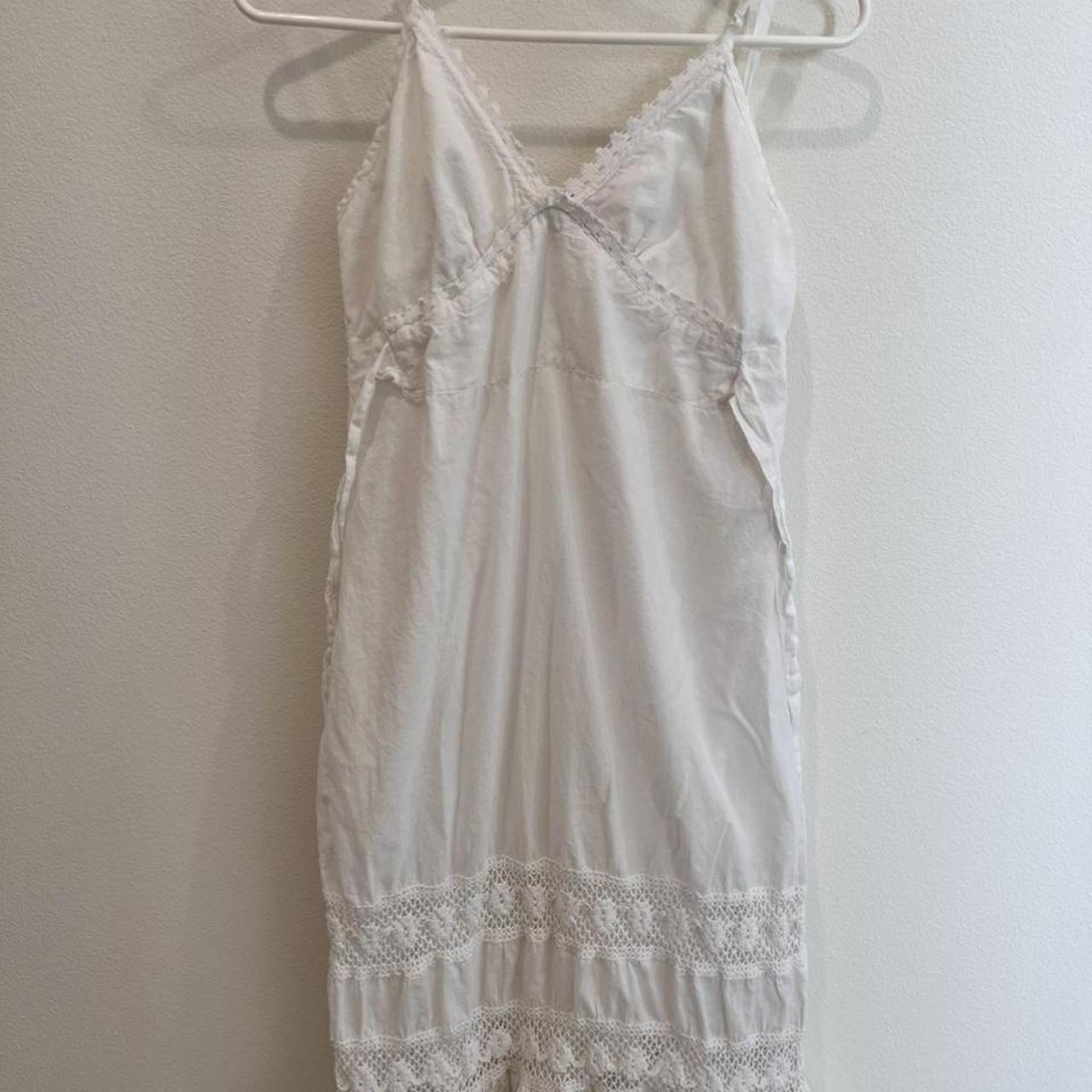 Raviya Women's White Dress | Depop