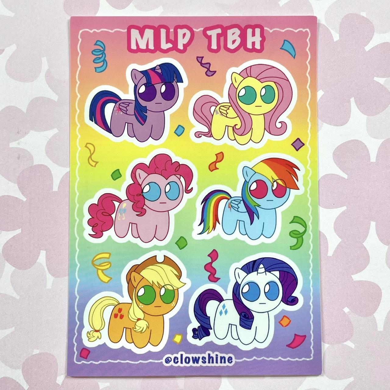 MLP TBH my little pony autism creature vinyl sticker... - Depop