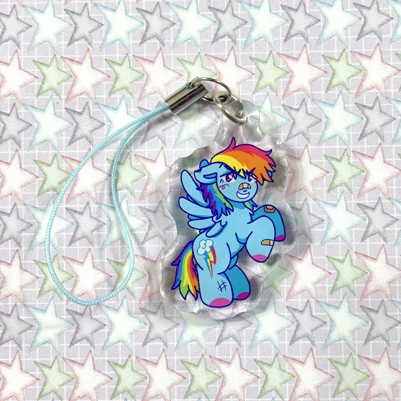MLP my little pony g4 mane 6 MINI phone charms... - Depop