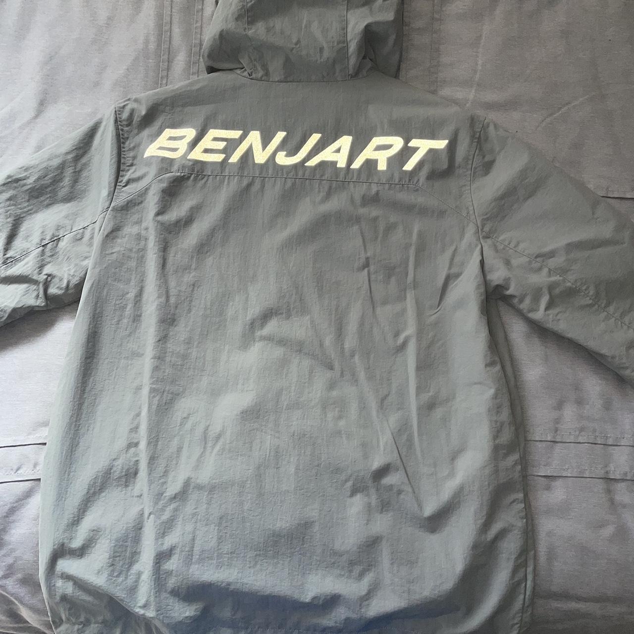 Grey benjart jacket men’s size small (waterproof).... - Depop