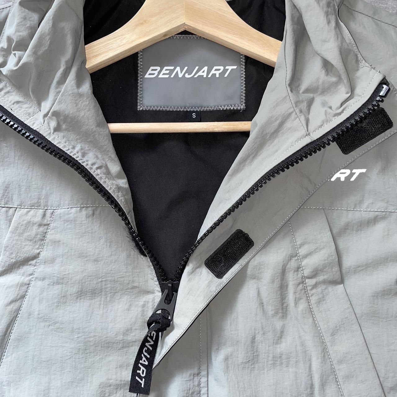 Grey benjart jacket men’s size small (waterproof).... - Depop