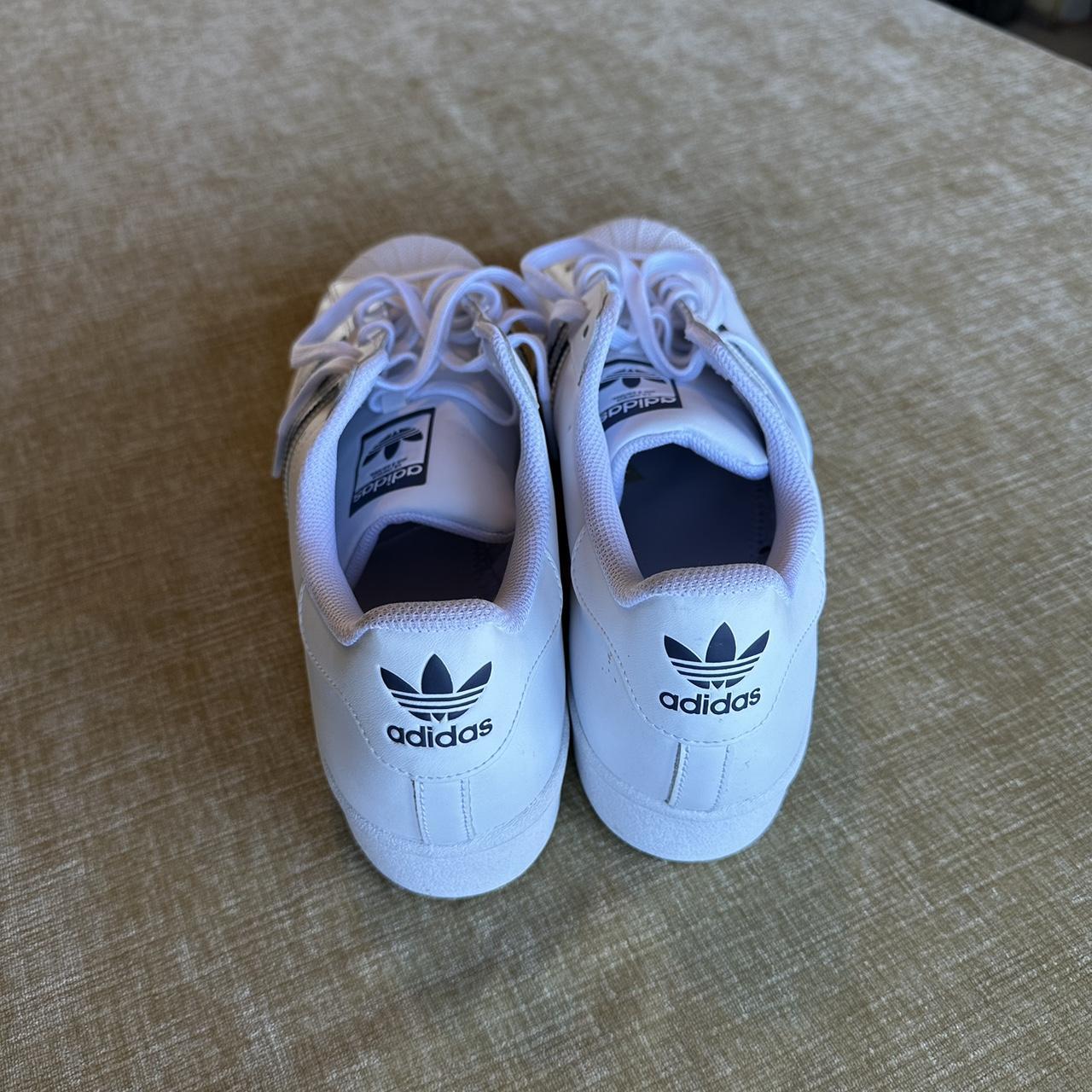 Adidas Shell Toe Sneakers Worn once! Soles were... - Depop