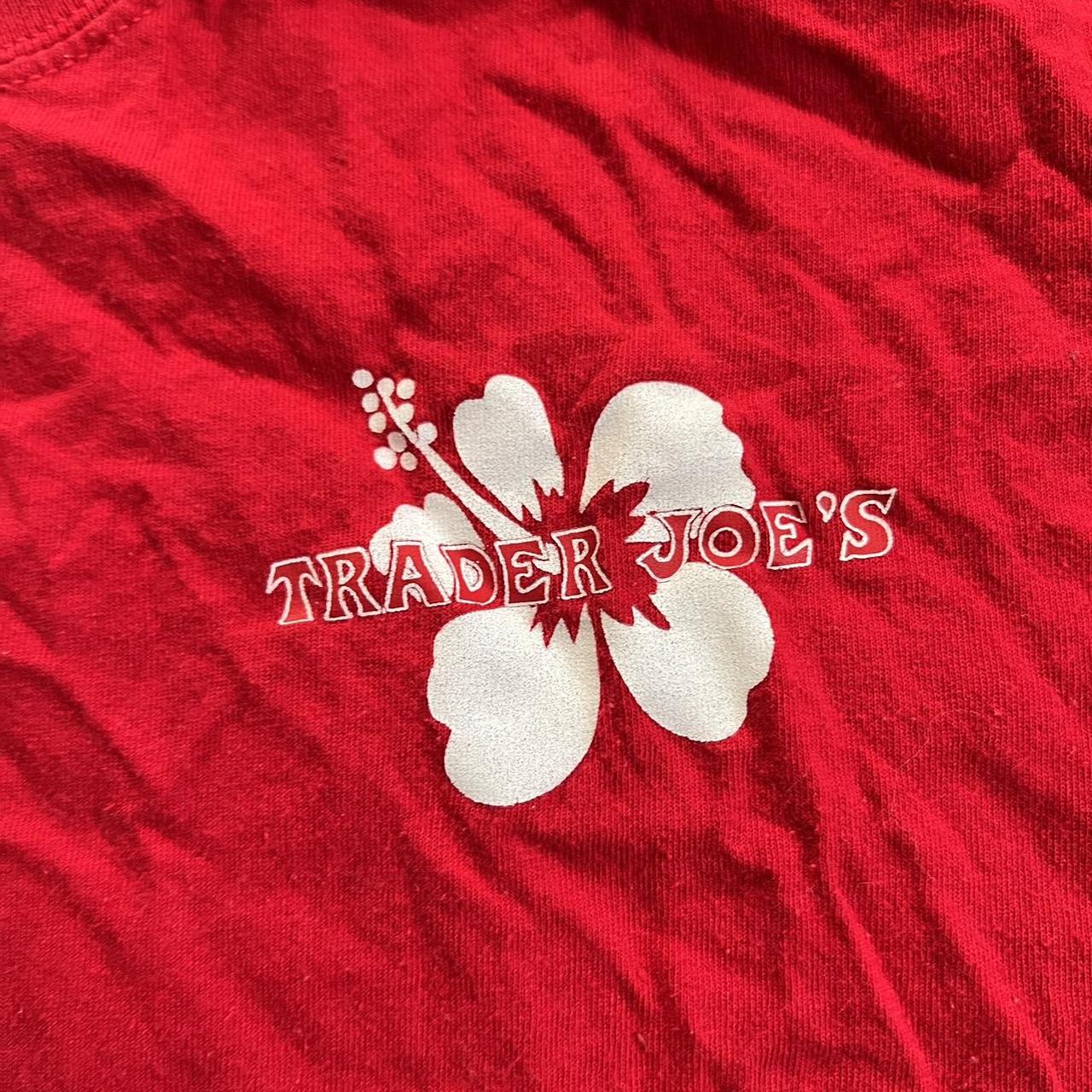 Red Trader Joe’s tee shirt Size medium | Depop