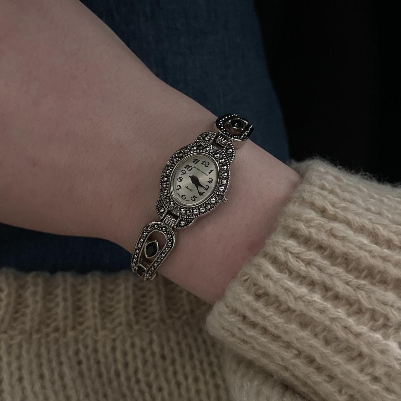 Vintage Jaclyn Smith watch Cute silver watch All... - Depop