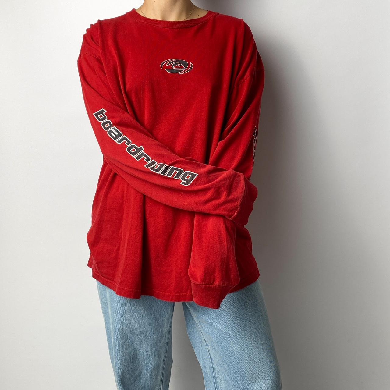 Vintage Y2K Quicksilver Longsleeve Tshirt... - Depop