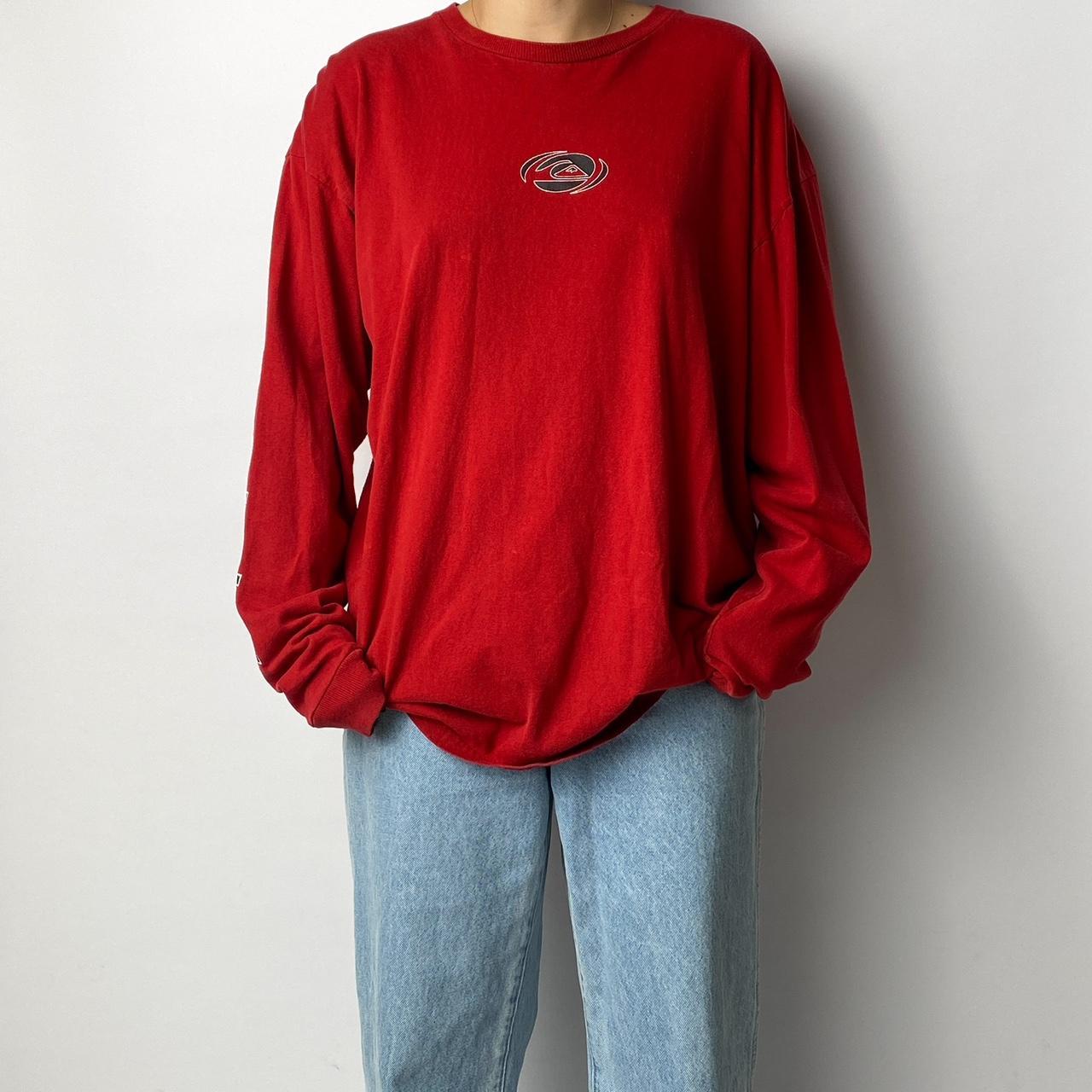 Vintage Y2K Quicksilver Longsleeve Tshirt... - Depop