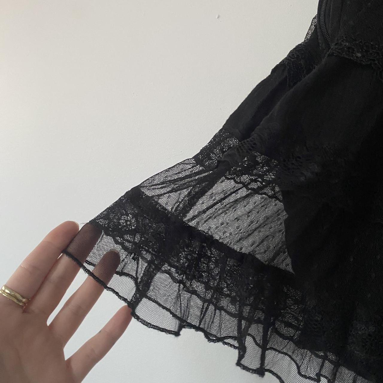 Mini tutu skirt Ignore: Goth gothic punk emo... - Depop