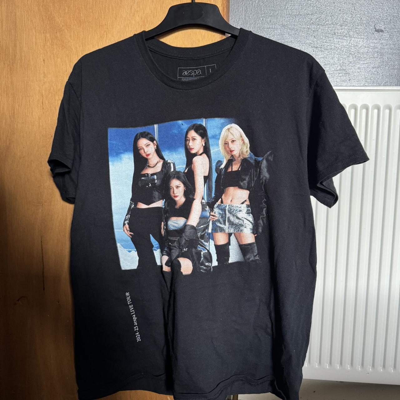 Aespa Synk: Parallel Line Tour T-shirt Only worn a... | Depop