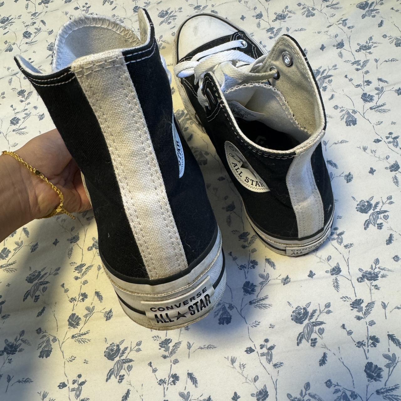 Platform Custom Converse - Depop