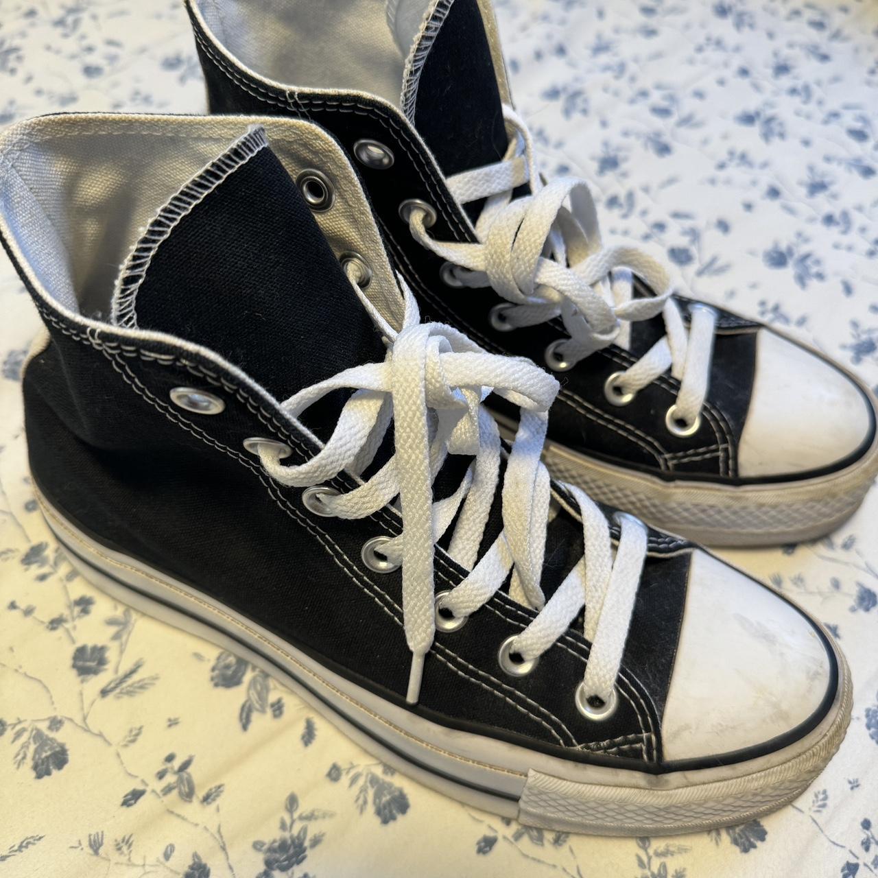 Platform Custom Converse - Depop