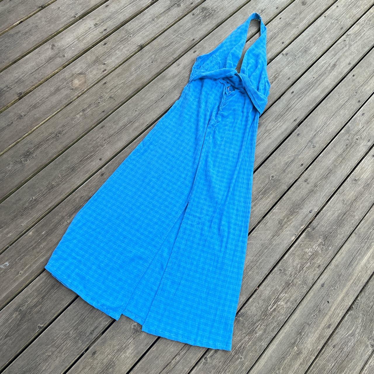 New no tags - Free People ‘Nya’ blue halter neck... - Depop