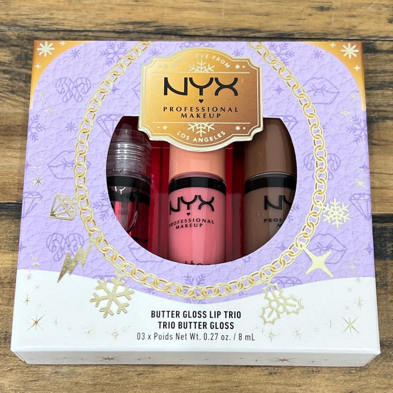 New in box - NYX Butter Gloss lip trio, 3 x 8ml lip... - Depop