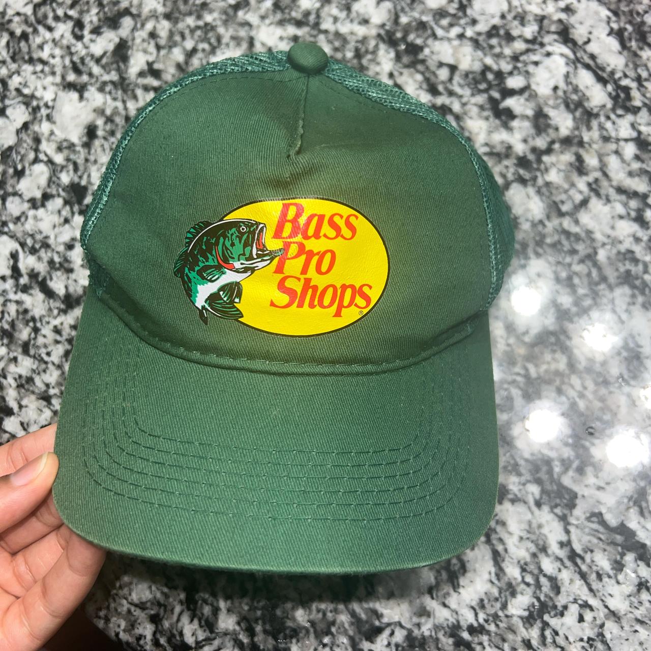 Green Bass Pro Shops Hat Never Worn Great Condition - Depop
