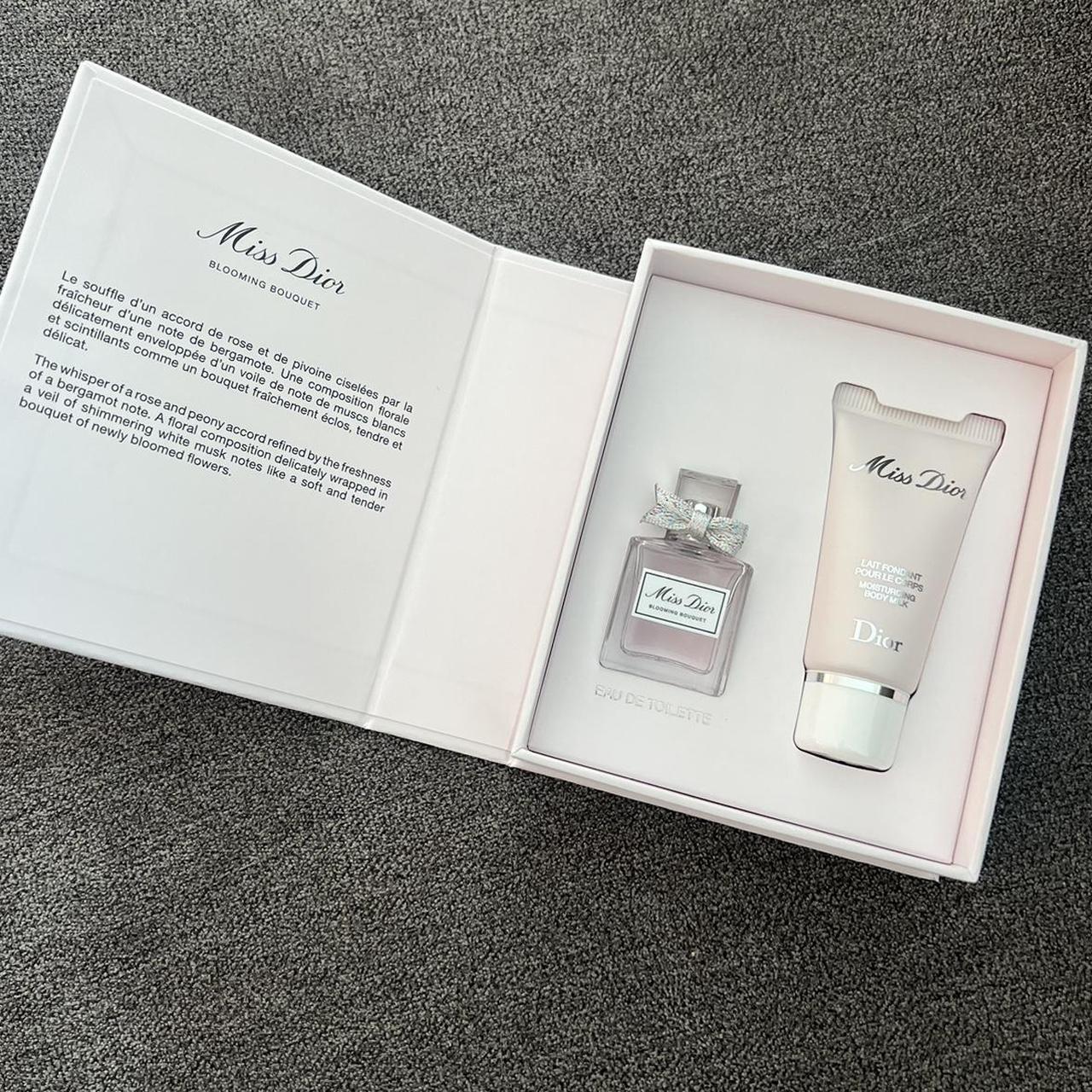 Dior beauty gift set Miss dior mini perfume + lotion - Depop