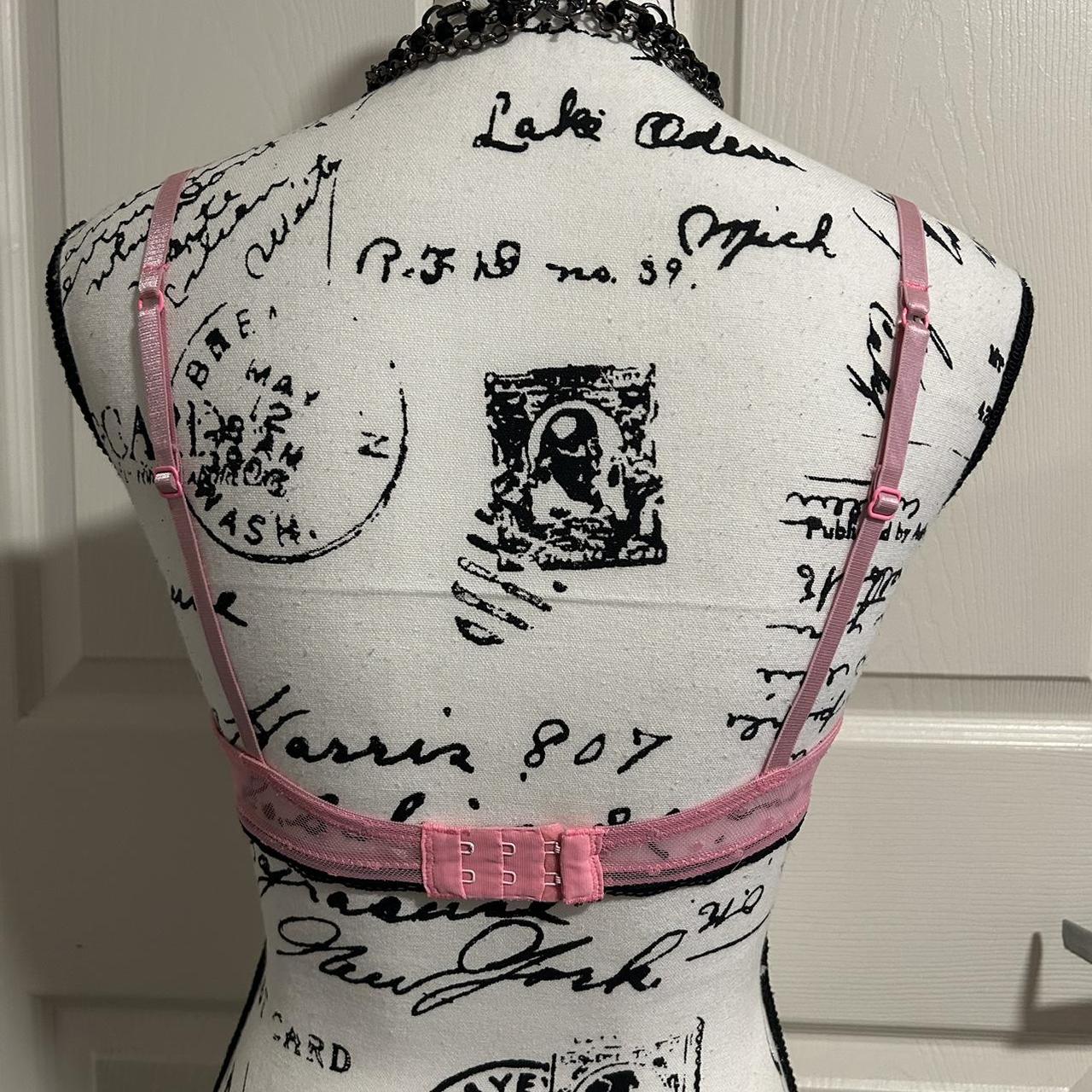 y2k scene emo mcbling candie's neon pink & black... - Depop