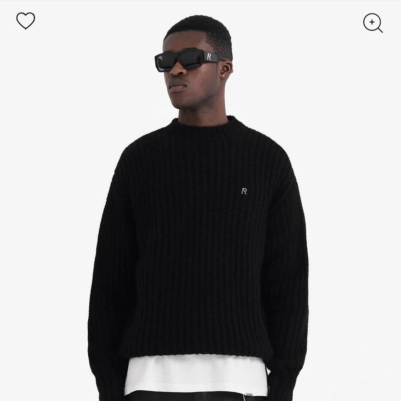 Represent Clothing Black Knit Sweater Size... - Depop
