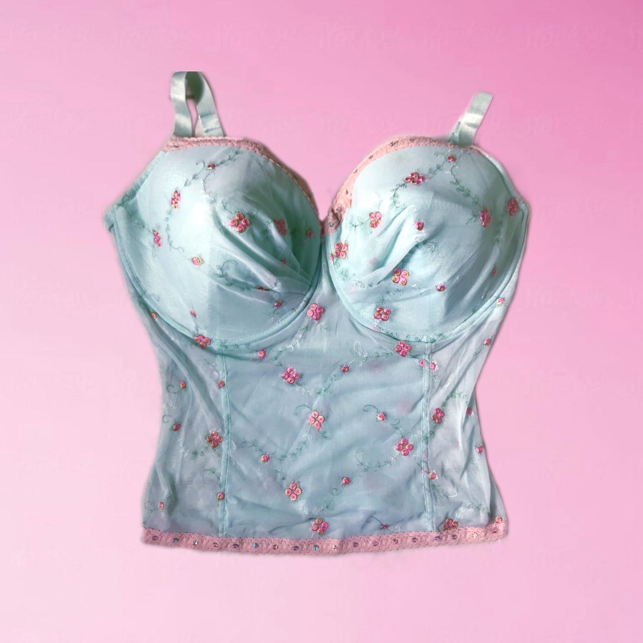 Really stunning vintage basque corset lingerie... - Depop