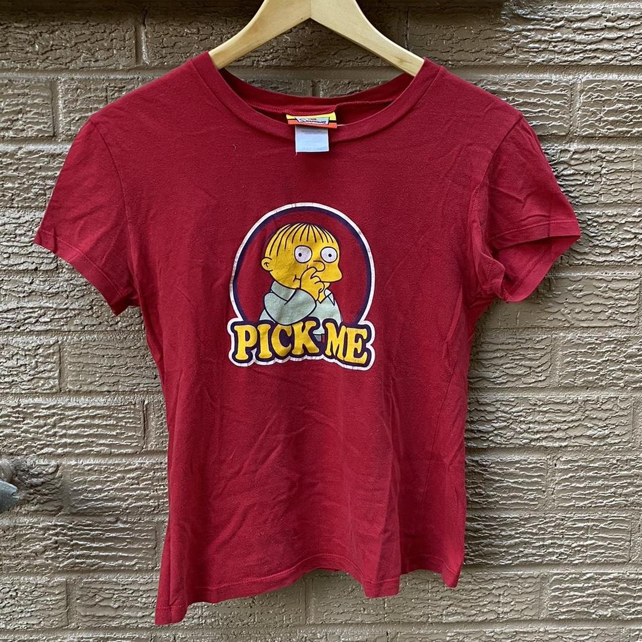 The simpsons Ralph pick me shirt #TheSimpsons... - Depop