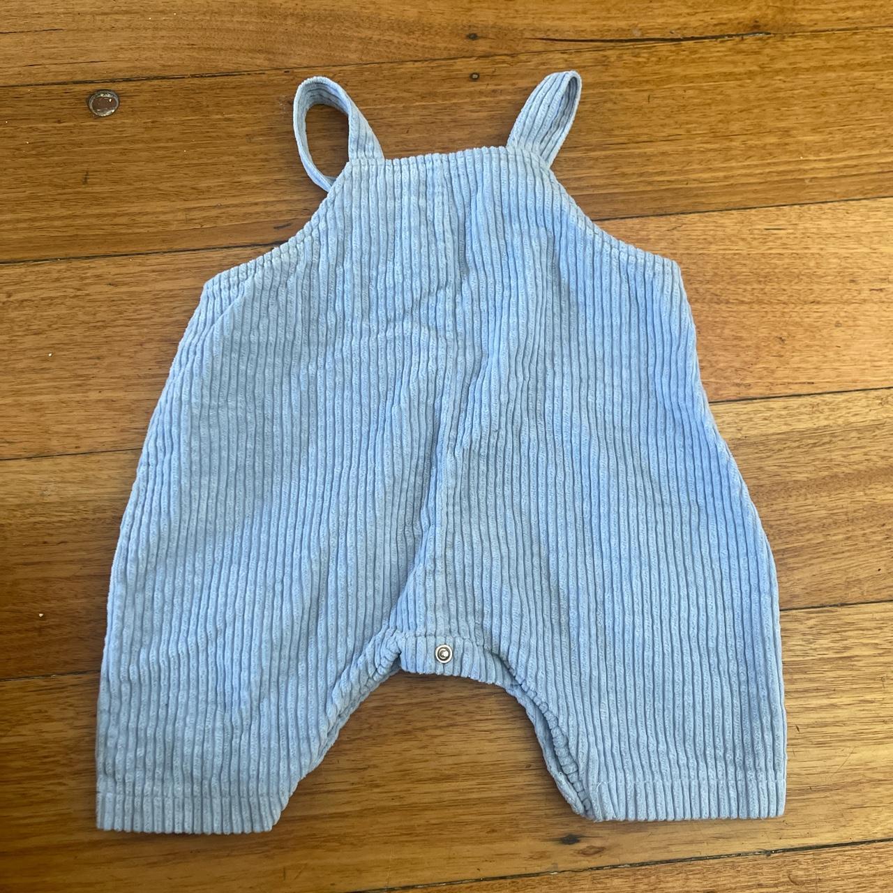 Lala land cord baby blue overalls size s Would fit... - Depop