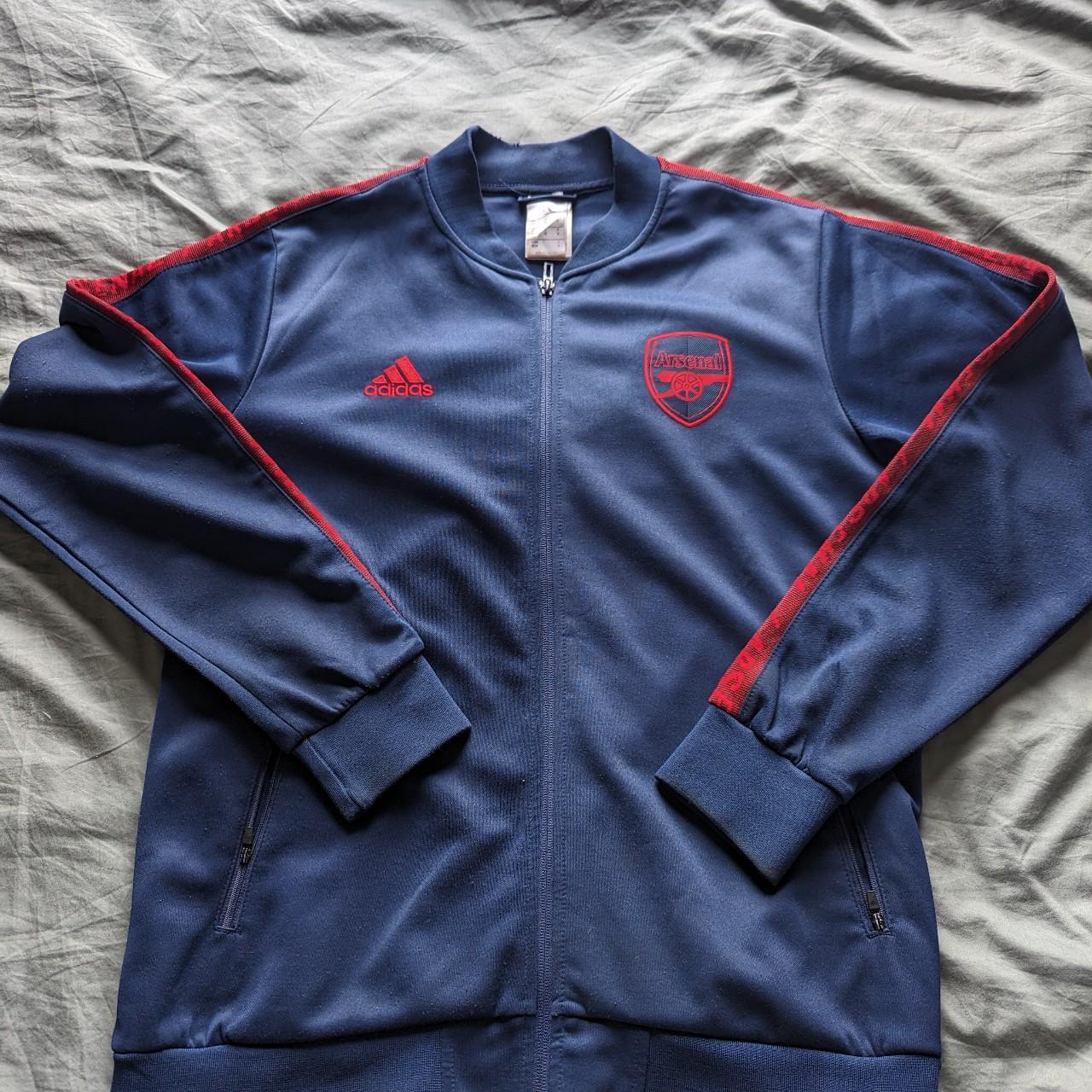Arsenal Tracksuit Jacket. Worn a few times but in... - Depop