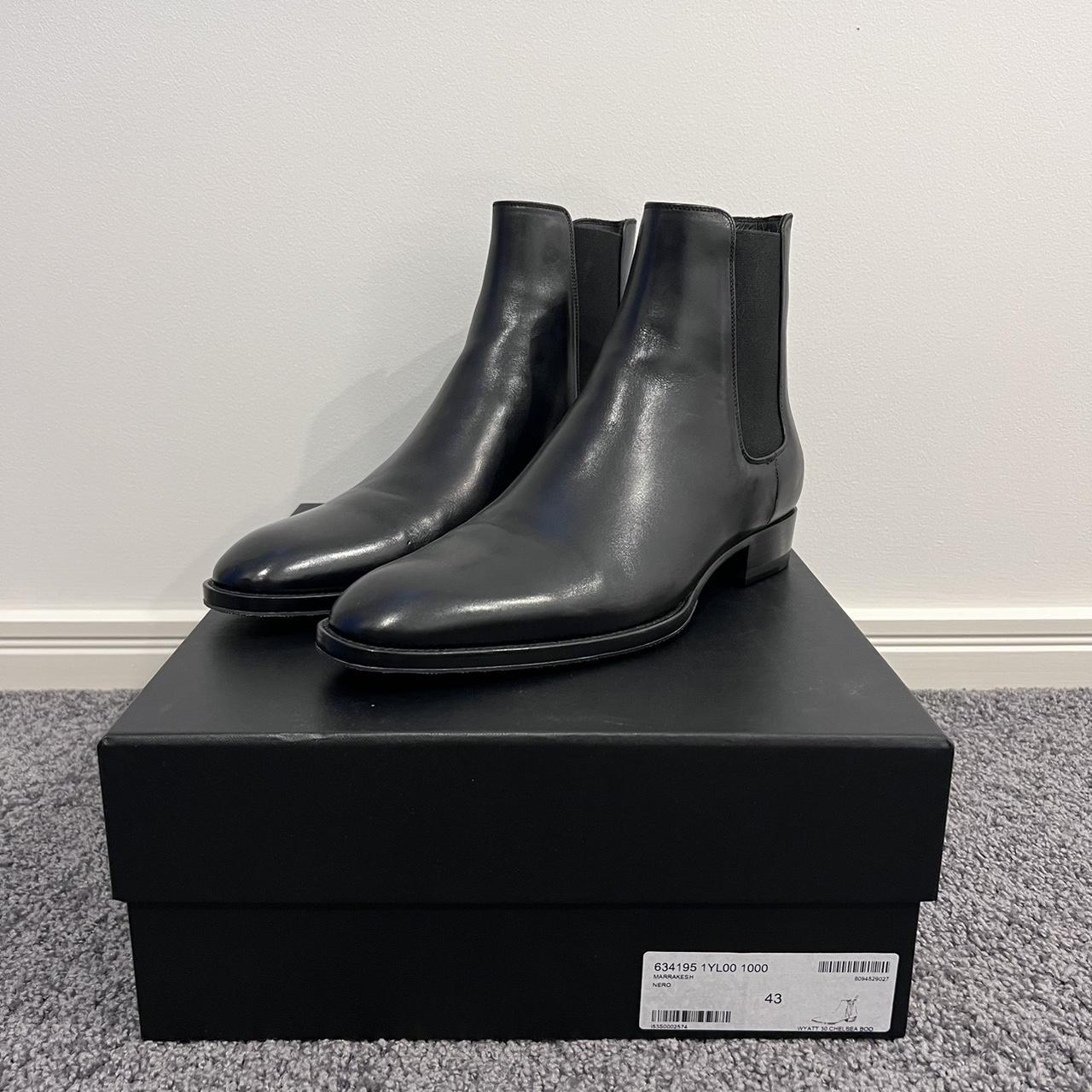 SLP - SAINT LAURENT WYATT CHELSEA BOOT 30mm HEEL... - Depop