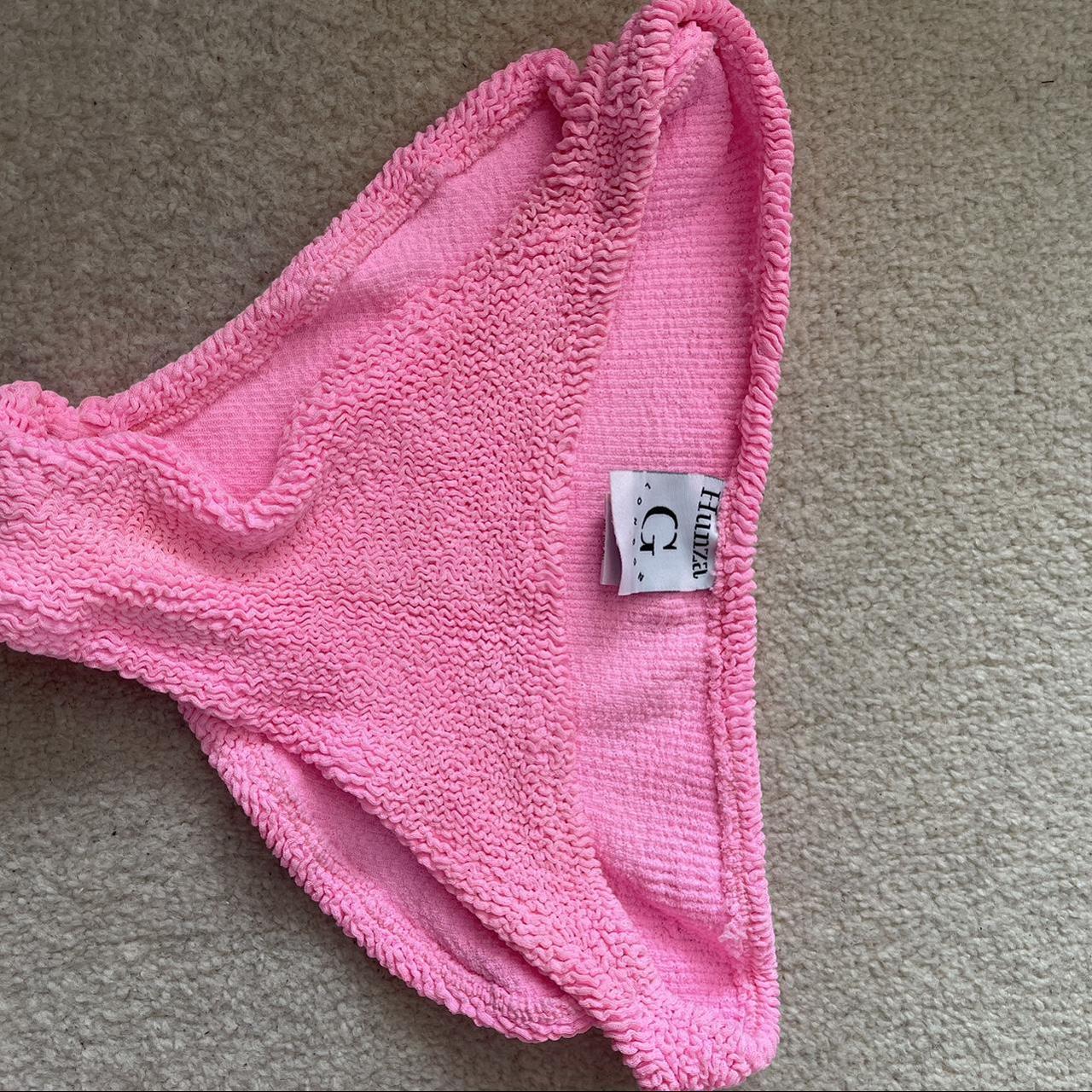 Hunza G bikini good condition, bubblegum pink have... - Depop