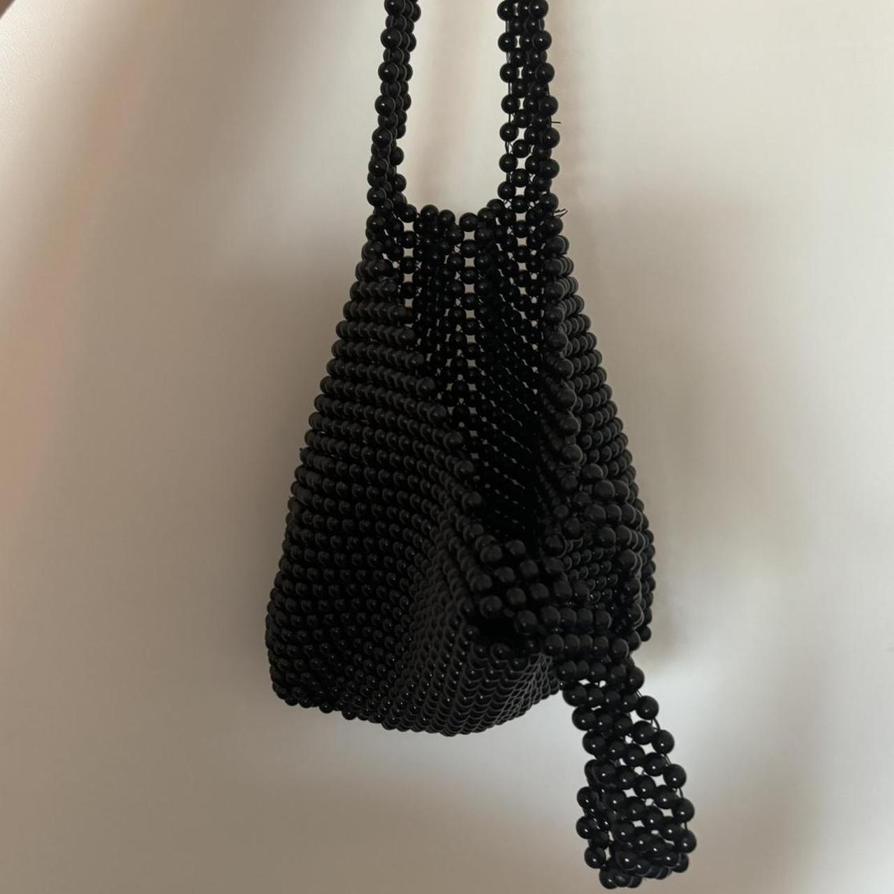 Urban Outfitters black beaded bag. #y2k #90s - Depop