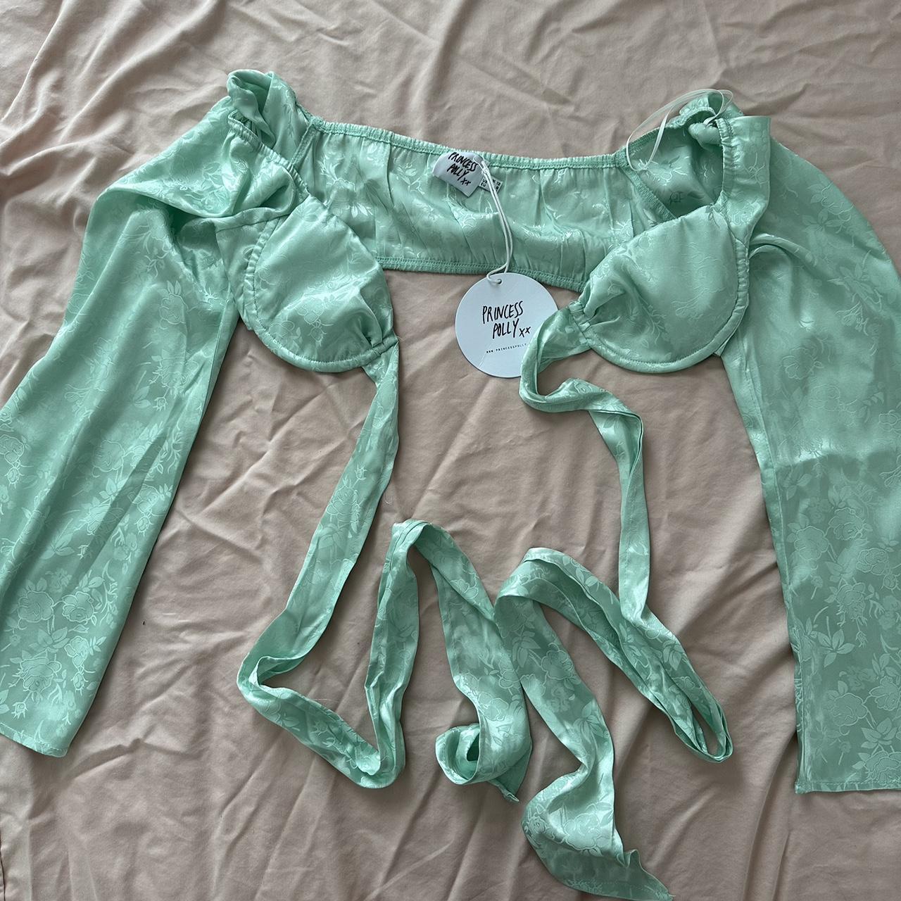 Never worn, new with tags Princess Polly floral mint... - Depop