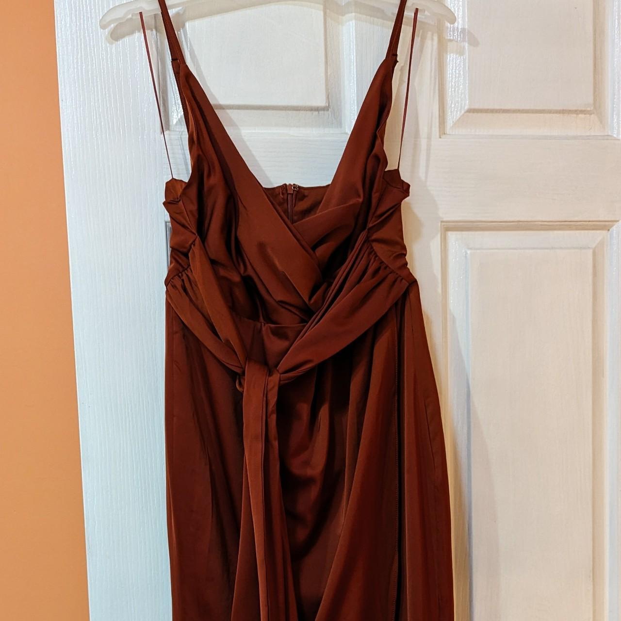 Showpo 'How will I know' midi dress size 12 Rust... - Depop