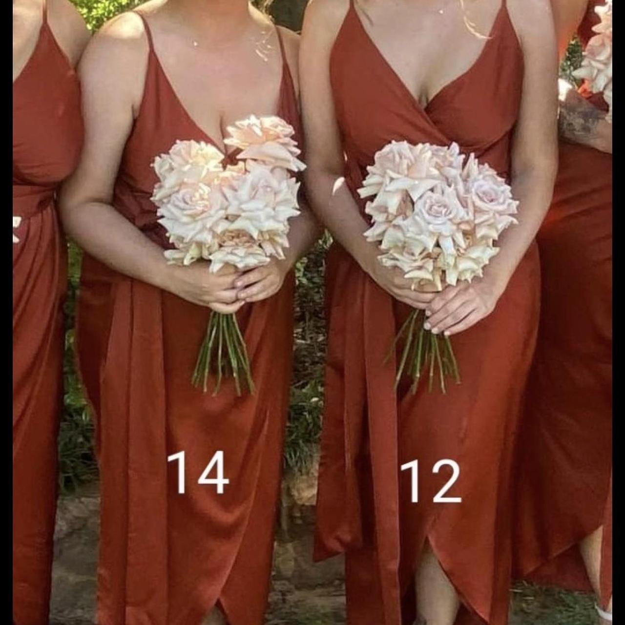 Showpo 'How will I know' midi dress size 12 Rust... - Depop