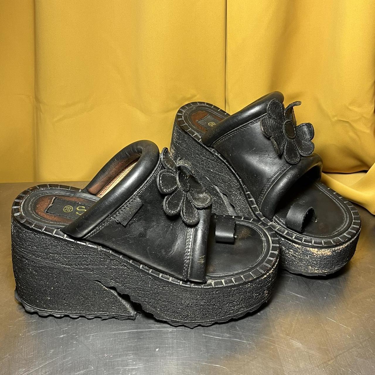 Swear London Women's Black Sandals | Depop