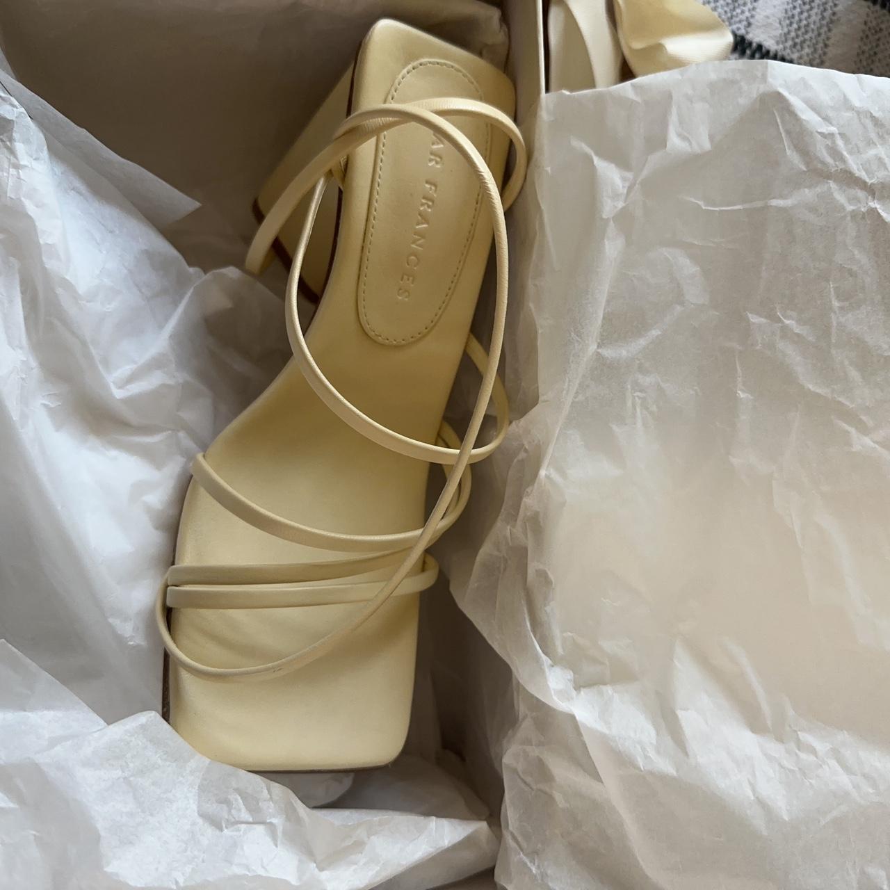 Dear Frances Iva Sandal in cream ; never worn ;... - Depop