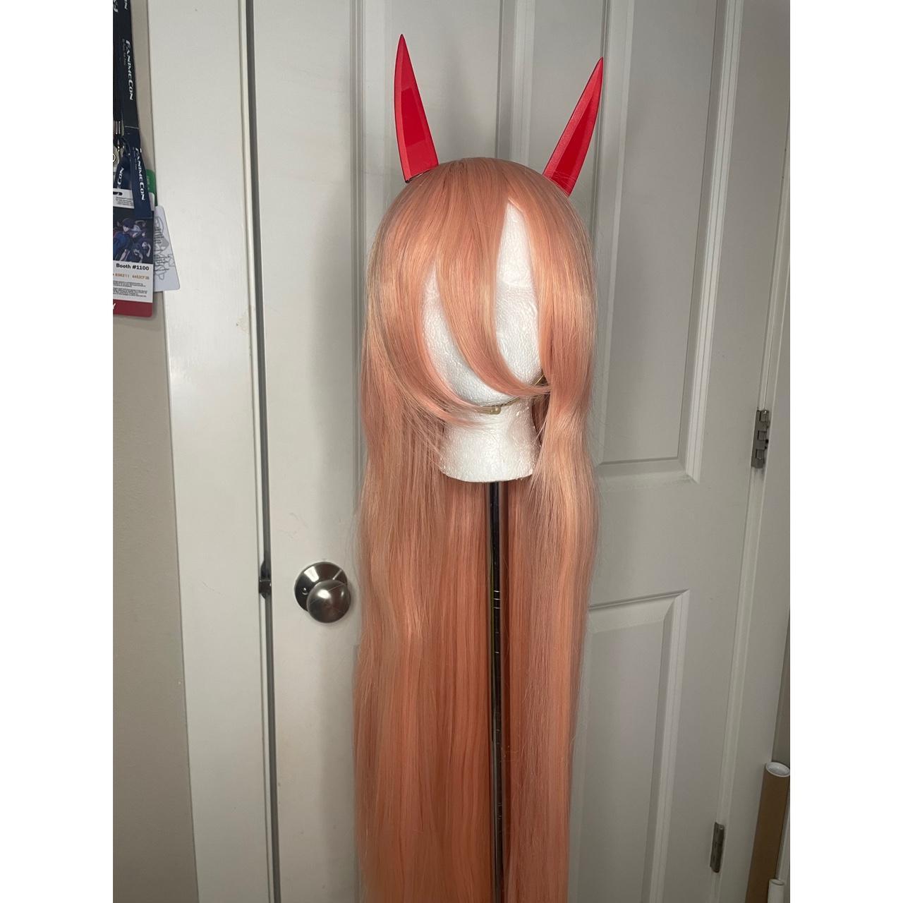 💌Chainsaw Man Power cosplay wig 💌Horns... - Depop