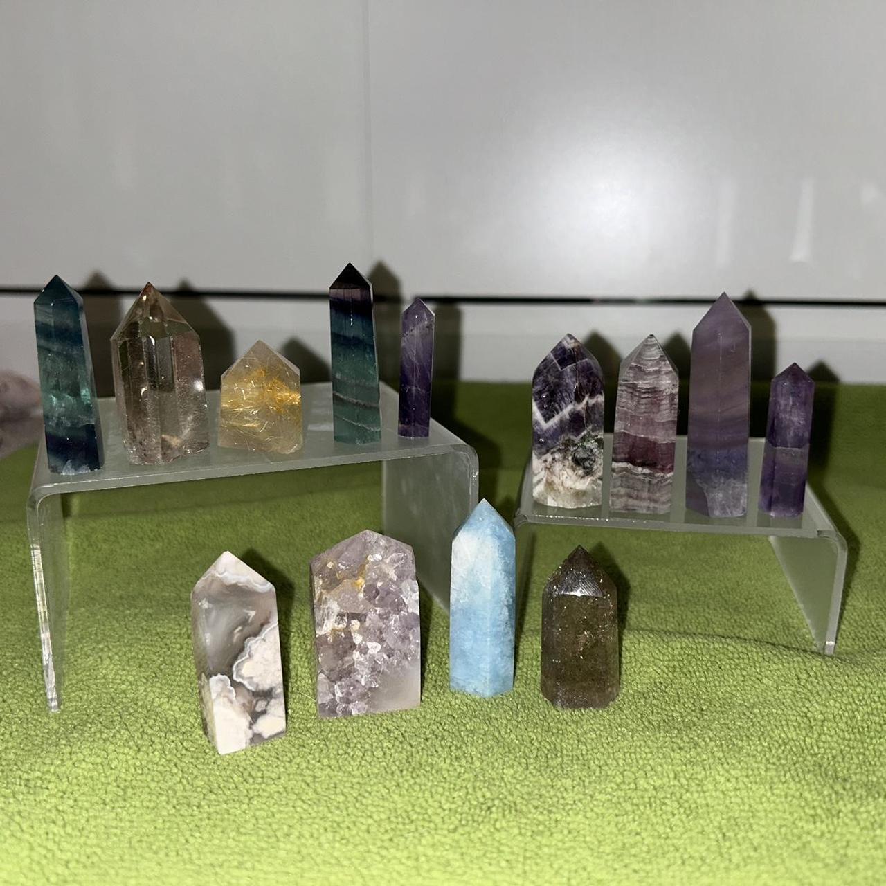 Crystal Mini Towers All purchased from small... - Depop