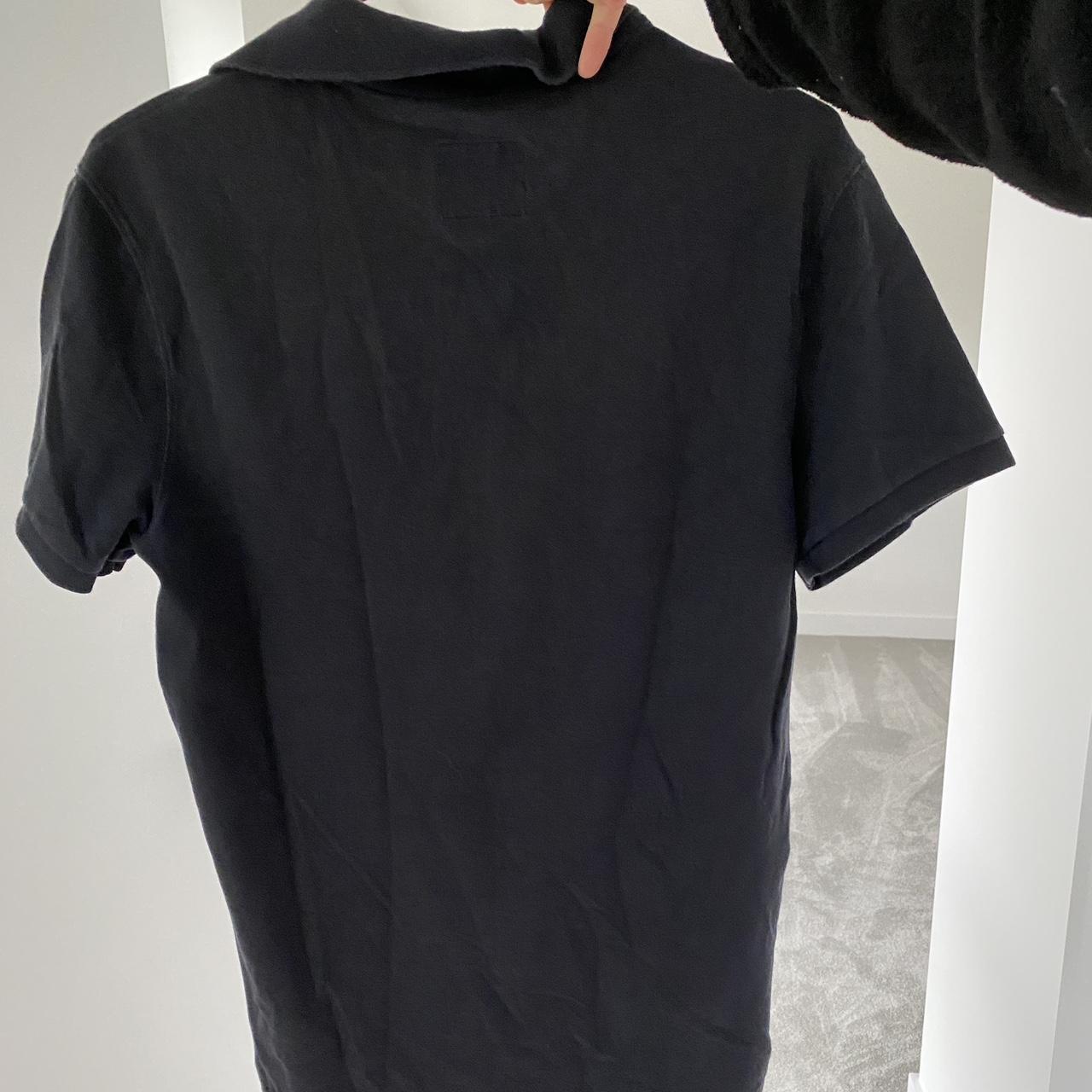Abercrombie & Fitch navy polo shirt Size S In good... - Depop