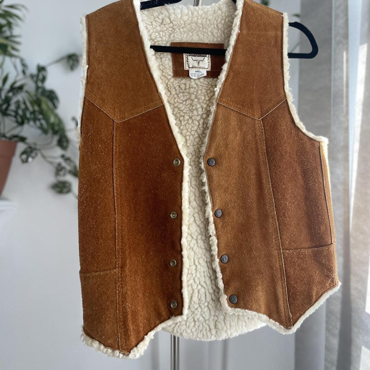 Badass Genuine Leather Ranch Vest - Depop