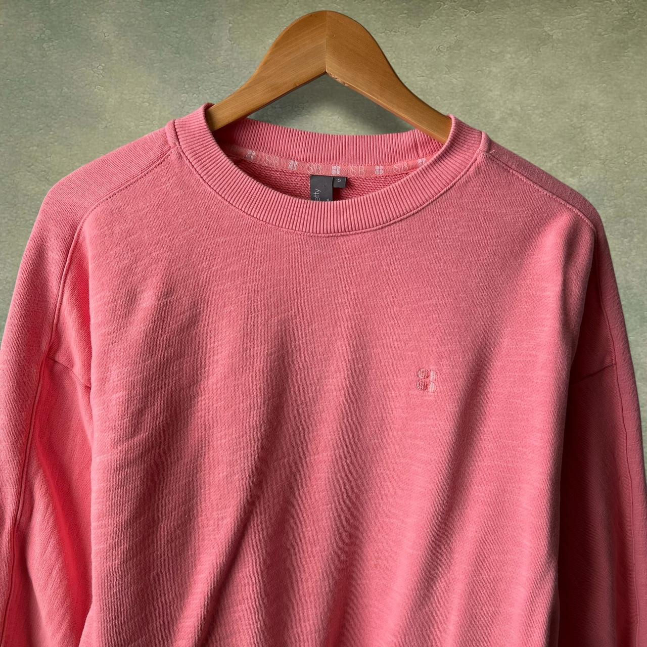 Womens size small Pink sweaty Betty Pink pullover... | Depop