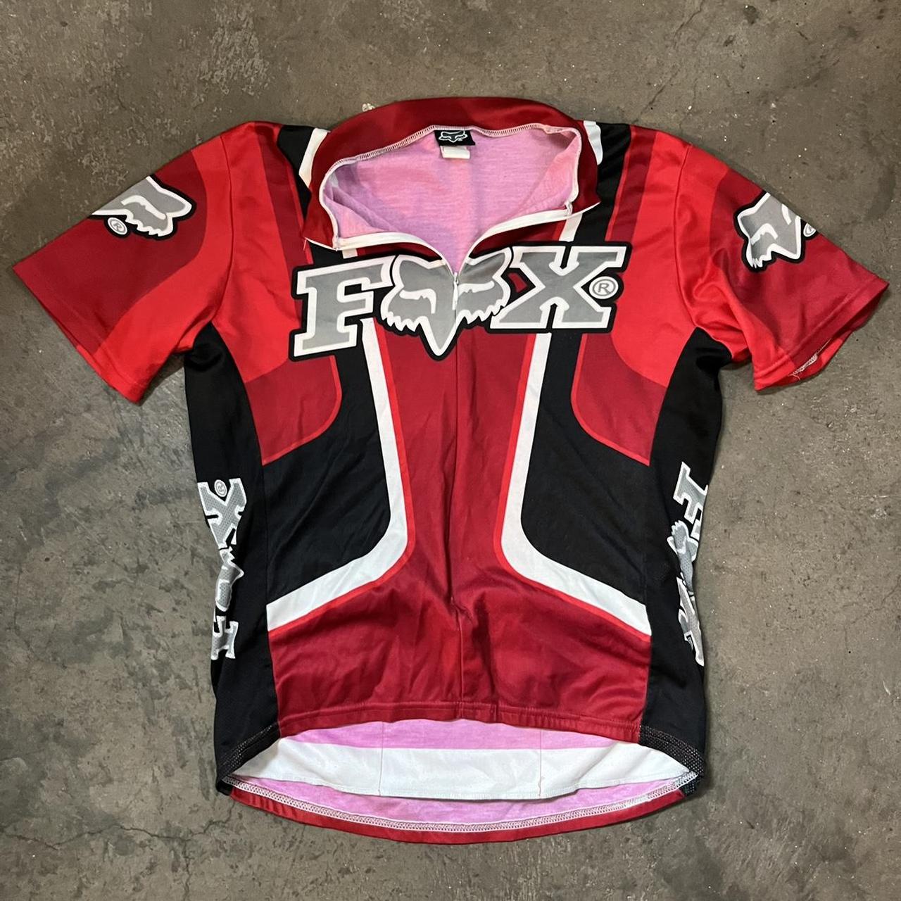 Vintage Fox racing jersey - Depop