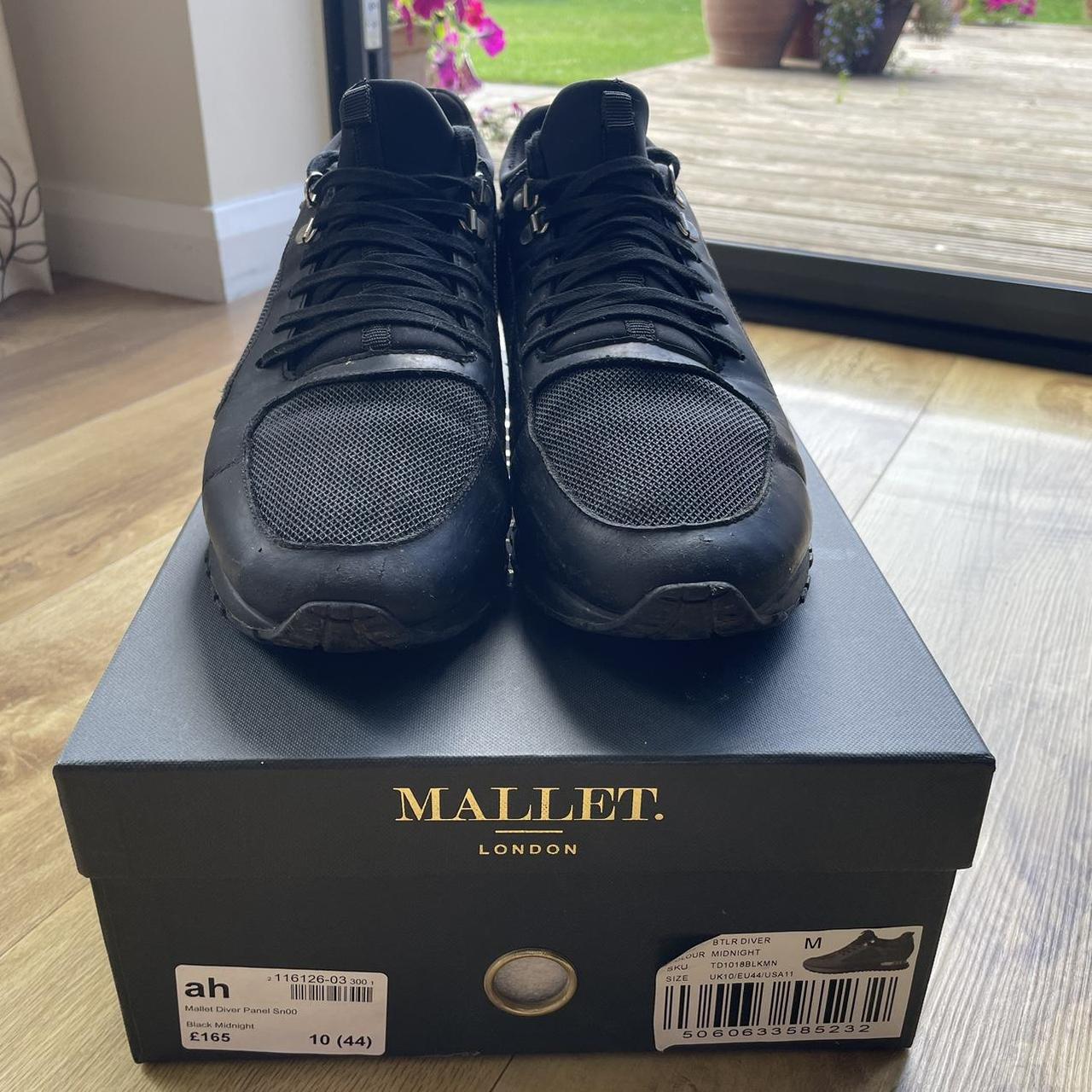 Men’s Black Mallet Diver Trainers Lovely smart pair... - Depop