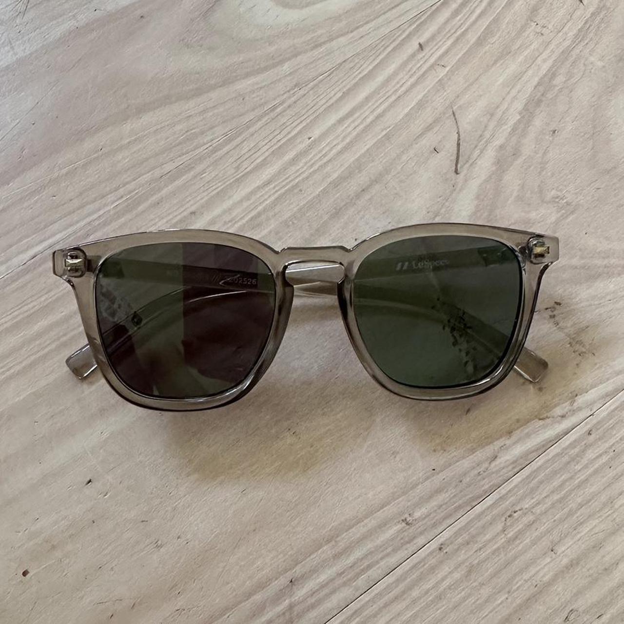 Le Specs No Biggie unisex sunglasses Eucalyptus... - Depop